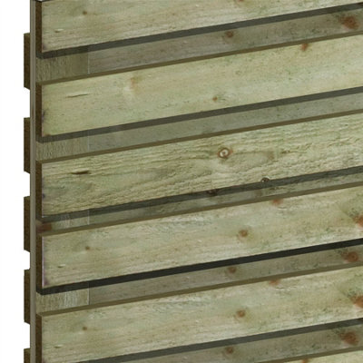 Premier Garden Supplies Roma Double Slotted (Pack of 3) Width: 6ft x ...