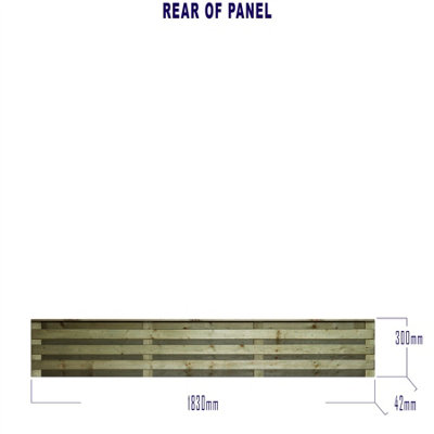 Premier Garden Supplies Roma Double Slotted (Pack of 9) Width: 6ft x ...