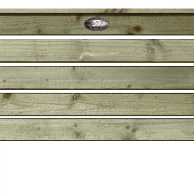 Premier Garden Supplies Roma Single Slotted (Pack of 8) Width: 6ft x ...