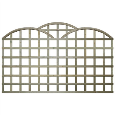 Premier Garden Supplies Triple Dome Standard Square Trellis Width: 6ft ...