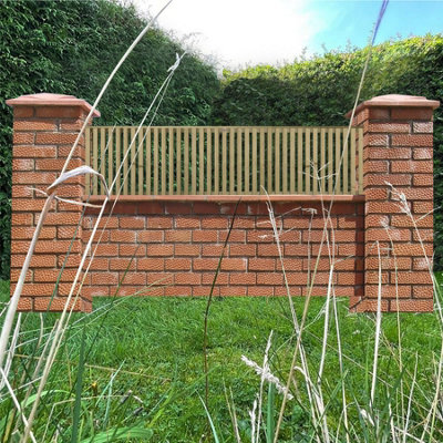 Premier Garden Supplies Tuscany Vertical Slatted (Pack of 6) Width: 6ft ...