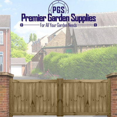 Premier Garden Supplies URBAN ELITE FORTRESS Driveway Gates Height: 4ft ...