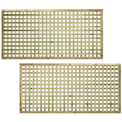 Premier Garden Supplies URBAN Square Trellis PACK OF 8 W.6ft (183cm) x ...