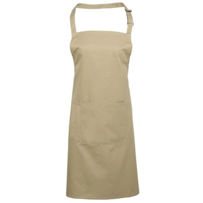 Premier Ladies/Womens Colours Bip Apron With Pocket / Workwear (Pack of ...