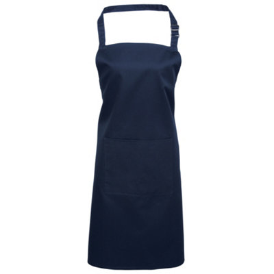 Premier Ladies/Womens Colours Bip Apron With Pocket / Workwear (Pack of 2)