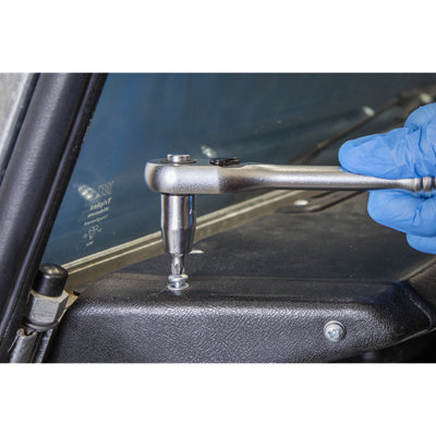 Premier Platinum Ratchet Wrench 3/8" Square Drive 90-Tooth Flip Reverse ...