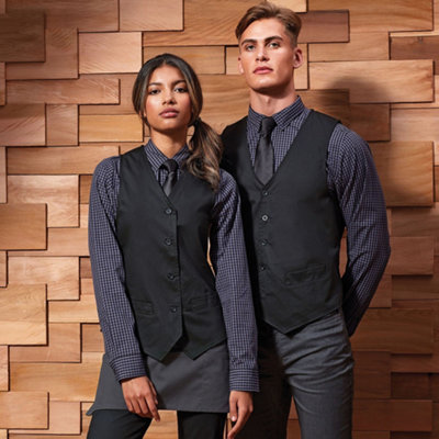 Premier Womens/Ladies Hospitality Waistcoat / Catering / Barwear