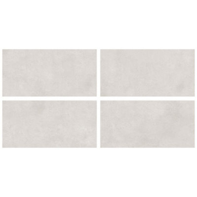 Premio Gris Stone Effect Matt Porcelain Indoor Wall & Floor Tiles ...