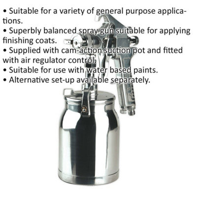 Premium 1.8mm Suction Fed Gun for Car Bodywork and Finishing
