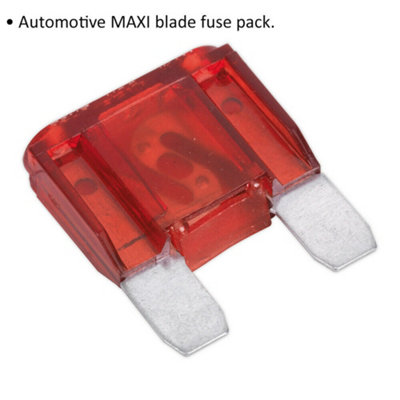 PREMIUM 10 PACK 50A MAXI BLADE FUSES FOR AUTOMOTIVE CIRCUITS