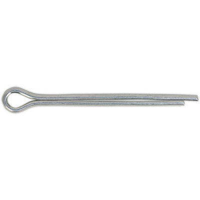 Premium 100-Pack Split Pins - 2.4mm x 38mm Zinc Plated Steel Cotter Pins