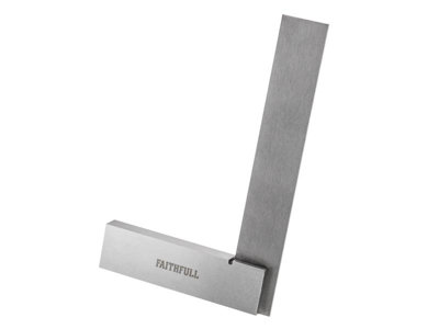 Premium 100mm Engineer's Square by Faithfull - Precision Tool for Accuracy