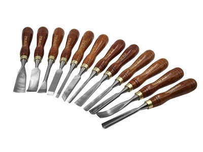 Premium 12-Piece Wood Carving Chisels Set with Durable Storage Case