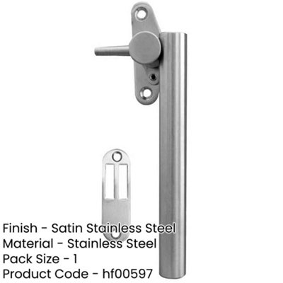 Premium 120mm Satin Stainless Steel Casement Fasteners for Durable ...