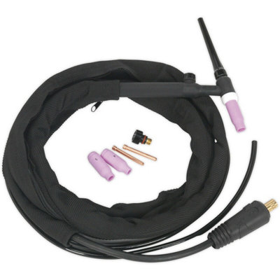 Premium 16mm Inverter TIG Welding Torch with On-Gun Gas Control and ...