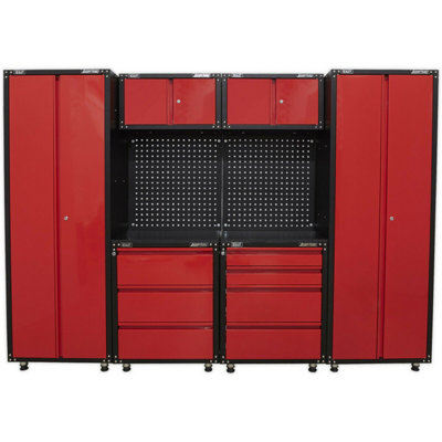 Premium 2.6m Modular Garage Storage System - Heavy Duty - Workshop ...