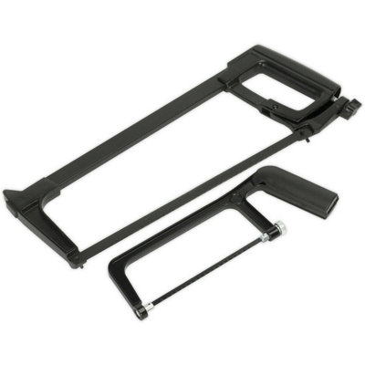 Premium 2-Pack Hacksaw Set: 300mm Engineer & 150mm Junior Hacksaw for ...