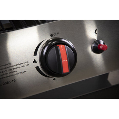 Premium 4 Burner Gas BBQ Grill with Cover - Portable Outdoor Cooking ...