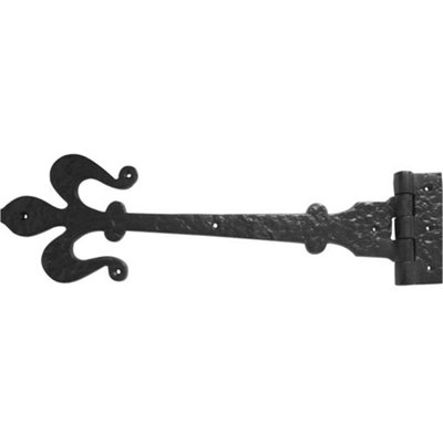 Premium 400mm Antique Black Gate Hinge for Classic Doors - Traditional ...