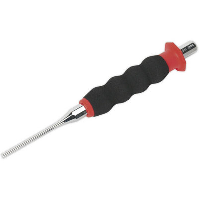 Premium 4mm Sheathed Parallel Pin Punch with Comfort Foam Grip