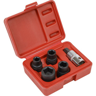 Premium 5 Piece Brake Caliper Socket Set for Bendix & Girling Brakes