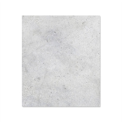 Premium 60 x 70cm hite Marble Effect 6mm Glass Toughened Kitchen Splashback