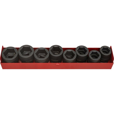 Premium 8 Piece Impact Socket Set - 3/4 Inch Drive for High Torque ...