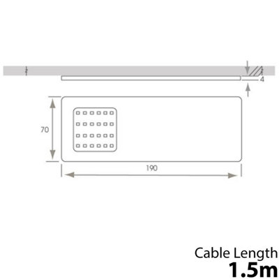 Premium Aluminium Ultra-Slim Under Cabinet Kitchen Light Kit with ...