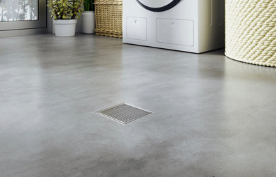 Premium Architectural Grate Square Floor Drain, 103mm x 103mm x 22mm ...