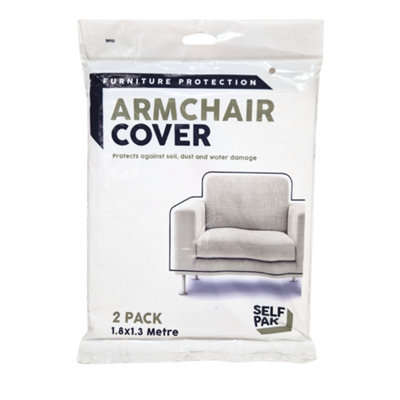 Premium Armchair Cover for Moving Homes , 2 Pack. Durable, Reusable ...