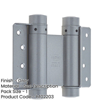Premium Double Action Steel Spring Hinge for Versatile Door Functionality - Door Hinges