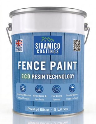 Premium Fence Paint - 5 Litres - Waterbased ECO Resin Technology ...