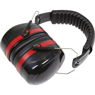 Premium Folding Ear Defenders - Adjustable Ear Cups - Worksite ...