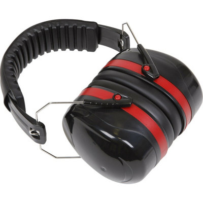 Premium Folding Ear Defenders - Adjustable Ear Cups - Worksite ...