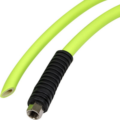 Premium Green High-Visibility Hybrid Air Hose - 10m with 1/4 Inch BSP ...