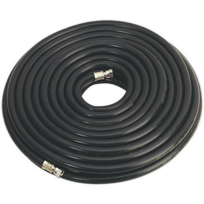 Premium Heavy Duty Air Hose - 30m with 1/4 Inch BSP Unions and 10mm Bore