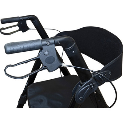 Premium Heavy Duty Aluminium Bariatric Rollator with 8 Inch Wheels and ...