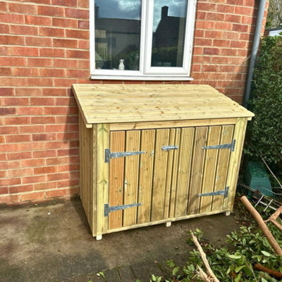 Premium Heavy Duty Wooden Log Store, Beautiful Quality Wood Store. Free ...