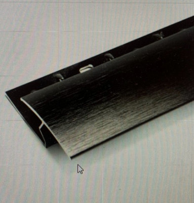 Premium Heavy Duty Zig Zag Black Door Plate 3ft