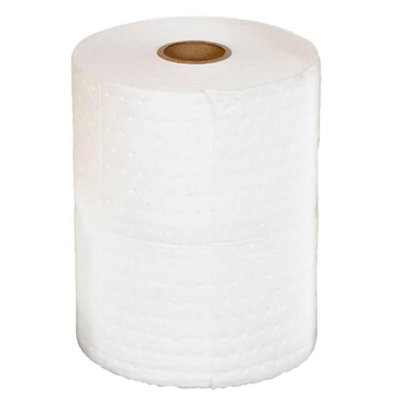 Premium Heavyweight Oil & Fuel Absorbent Roll - 38cm x 39M for ...