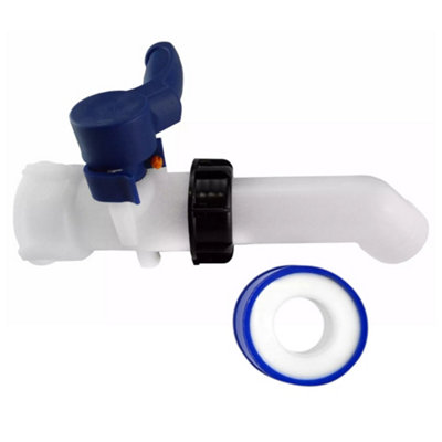 Premium IBC 2 Inch S60X6 Tank Valve Tap with 2 Inch Barb Connector and ...