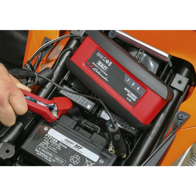 Premium Intelligent 2A Battery Charger for 6V and 12V Batteries with ...