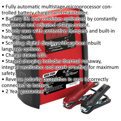 PREMIUM Intelligent Speed Battery Charger - 15A / 10A & 12V / 24V ...