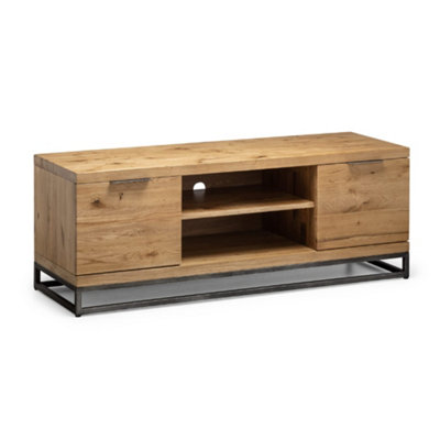 Premium Kelbrook TV Unit in Oak and Metal
