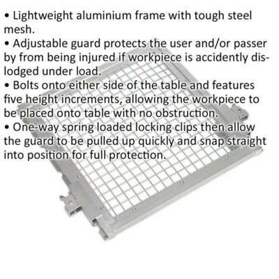 Premium Lightweight Aluminium Safety Guard for Hydraulic Presses