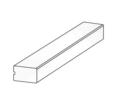 PREMIUM MATT WHITE MODERN CORNICE 3000MM X 50MM X 33MM