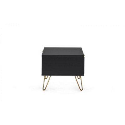 Premium Matte Black Coffee Table