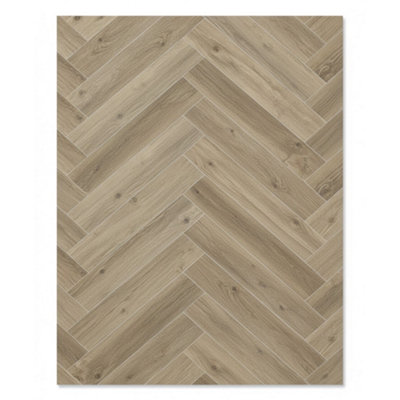 Premium Oak Matt Porcelain Wood Effect Floor Tile (90 Pack - 10 Box ...