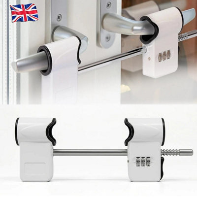 Premium Patio Door Dead Lock High Security Lock for French Doors and ...