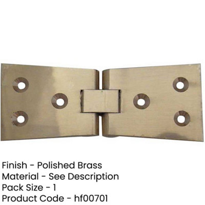 Premium Polished Brass Counter Flap Hinge 99mm x 40mm for Durable Use ...